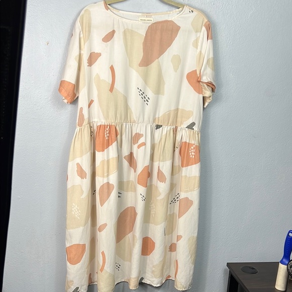 Tradlands | Dresses | Tradlands Nico Caroline Print Linen Blend ...